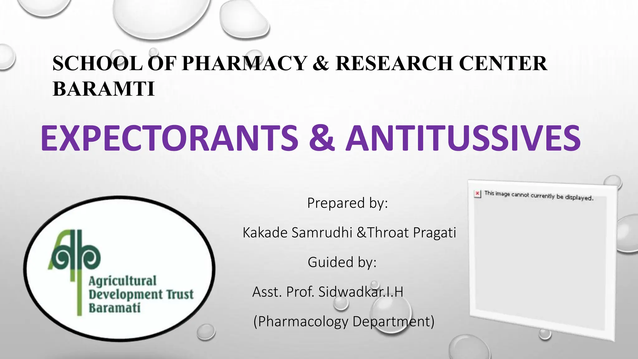 Expectorants & Antitussives Pharmacology.pptx