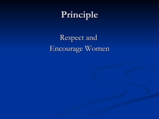 Expect The Respect | PPT