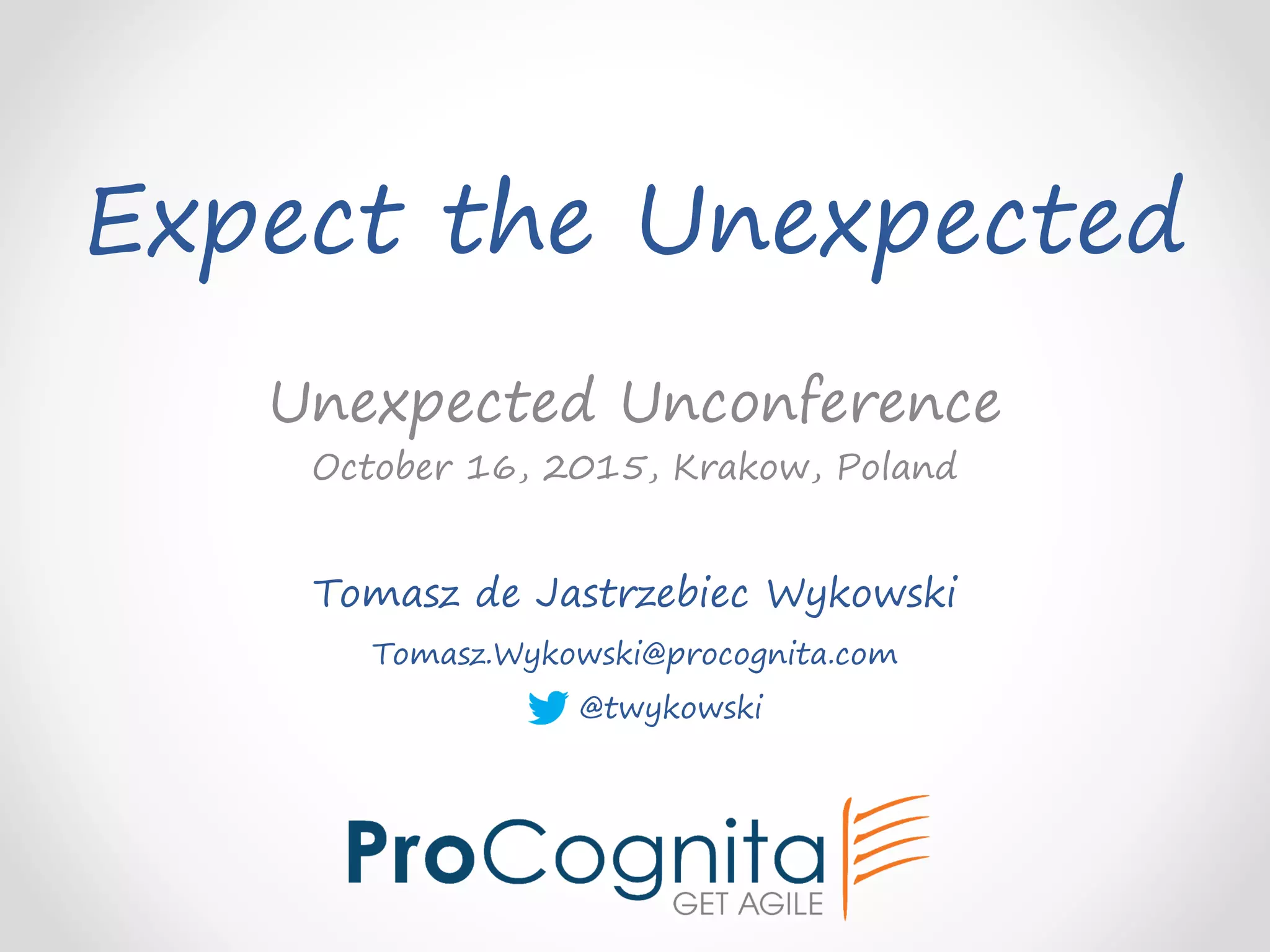 Expect the Unexpected | PDF