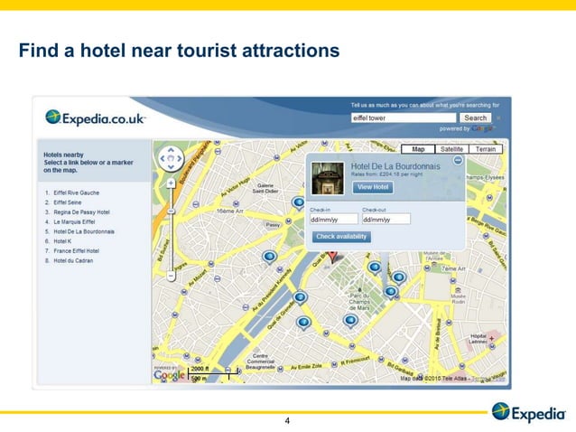 Expedia hotel view: overview | PPT