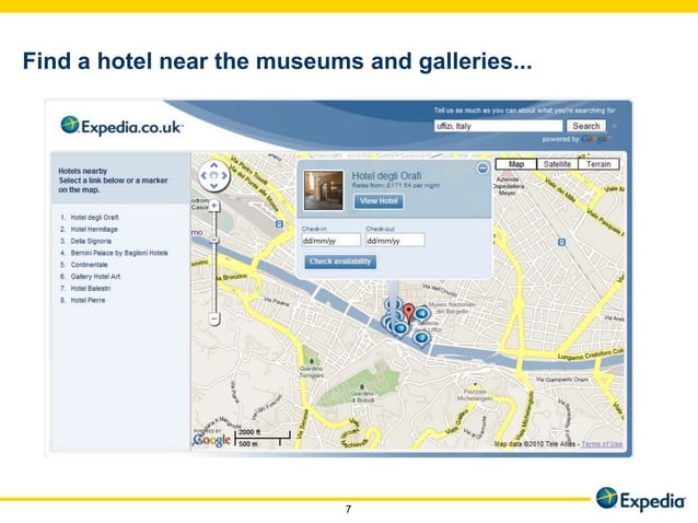 Expedia hotel view: overview | PPT