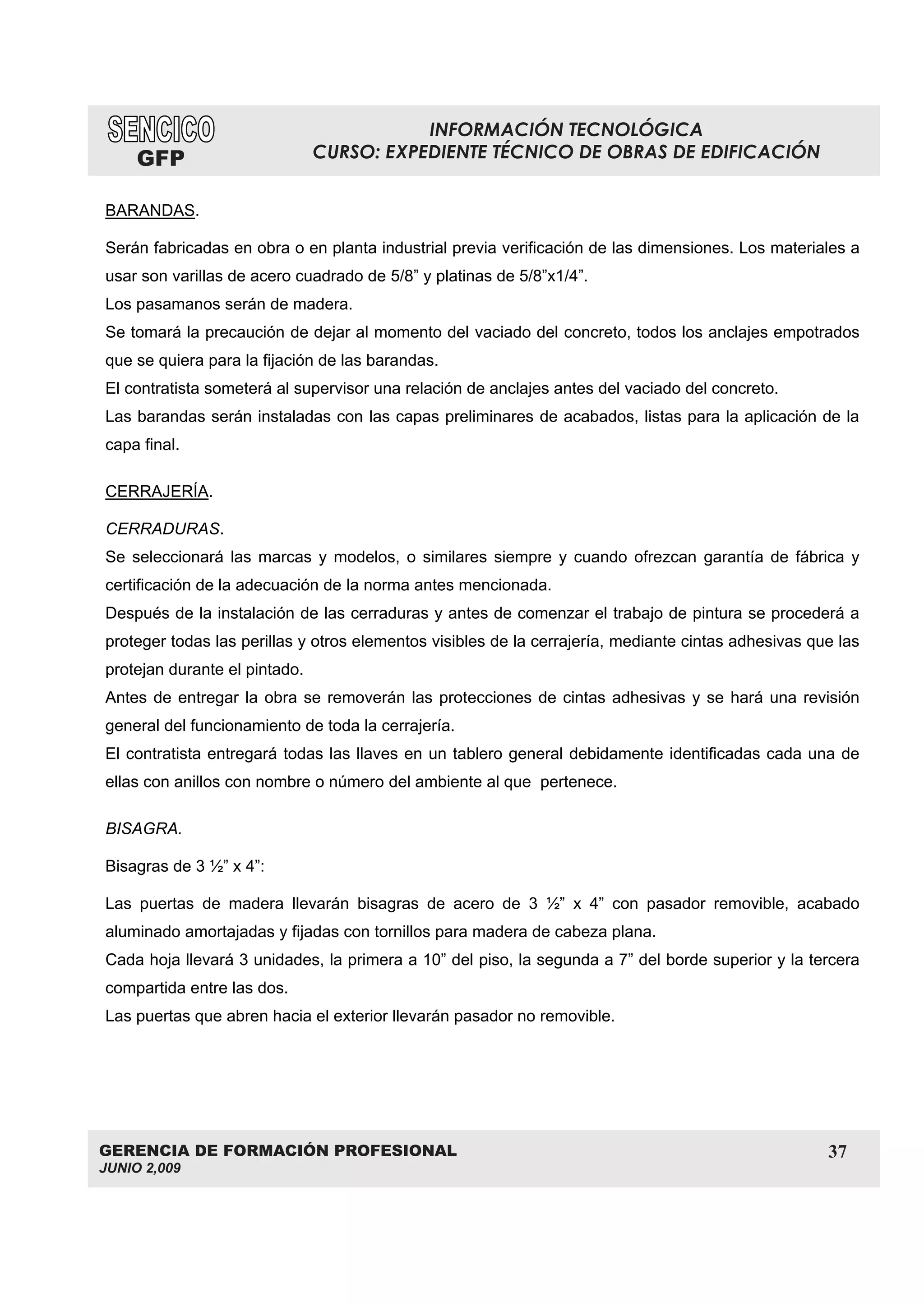 Expediente tecnico de_obras_modelo | PDF