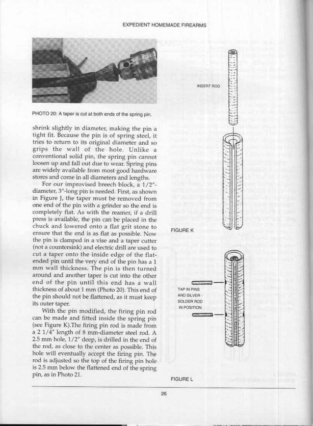 Expedient Homemade Firearms 1 The 9mm Submachine Gun | PDF