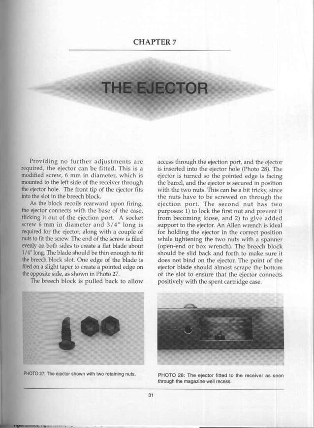 Expedient Homemade Firearms 1 The 9mm Submachine Gun | PDF