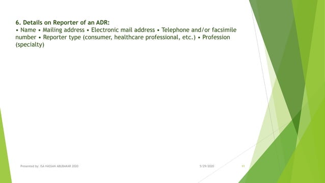 Expedited report criteria in pharmacovigilance by isa hassan abubakar ...