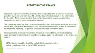 Expedited report criteria in pharmacovigilance by isa hassan abubakar ...