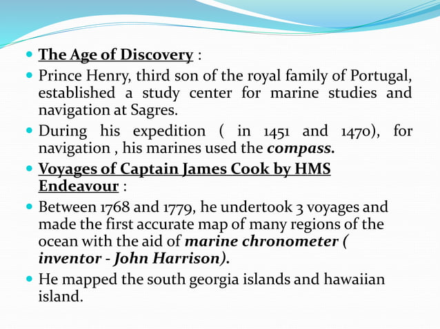 Different Expeditions and their contribution in ocean science | PPTX ...