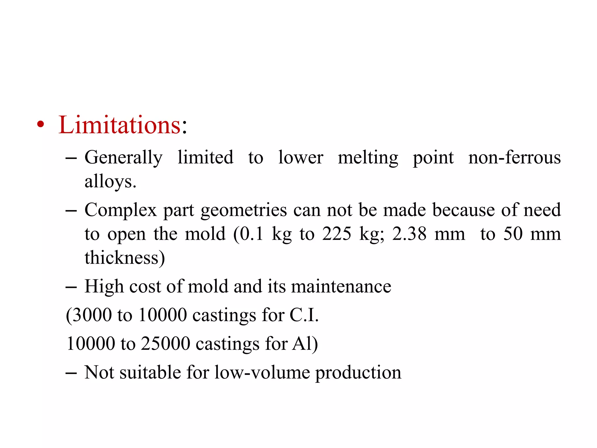 Expendable mould processes | PPTX