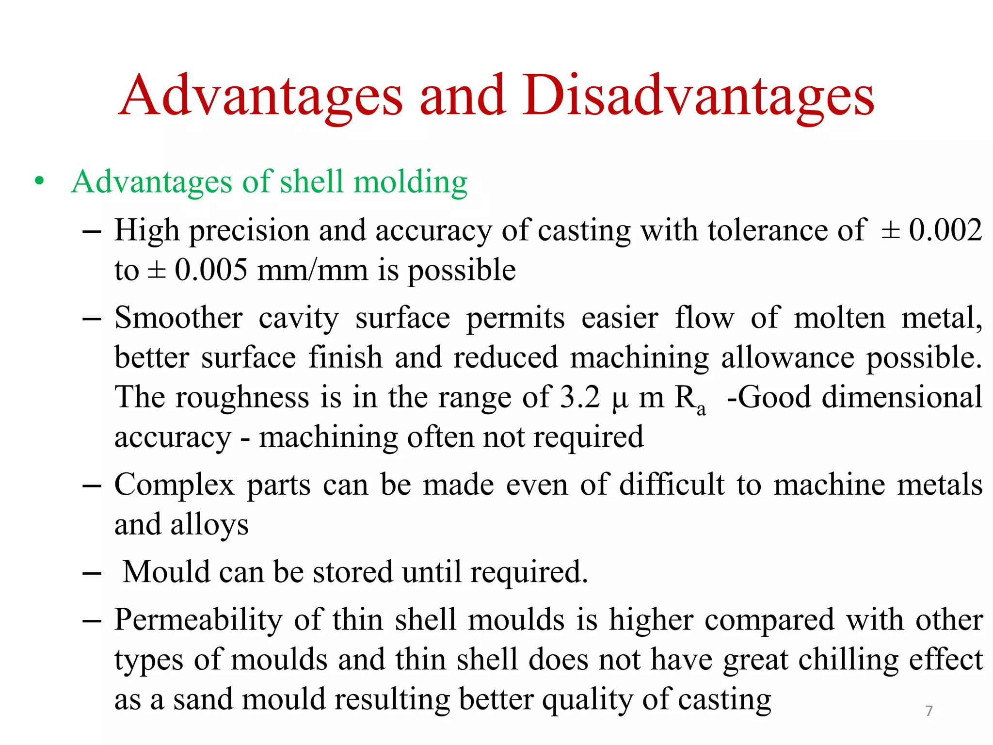 Expendable mould processes | PPTX