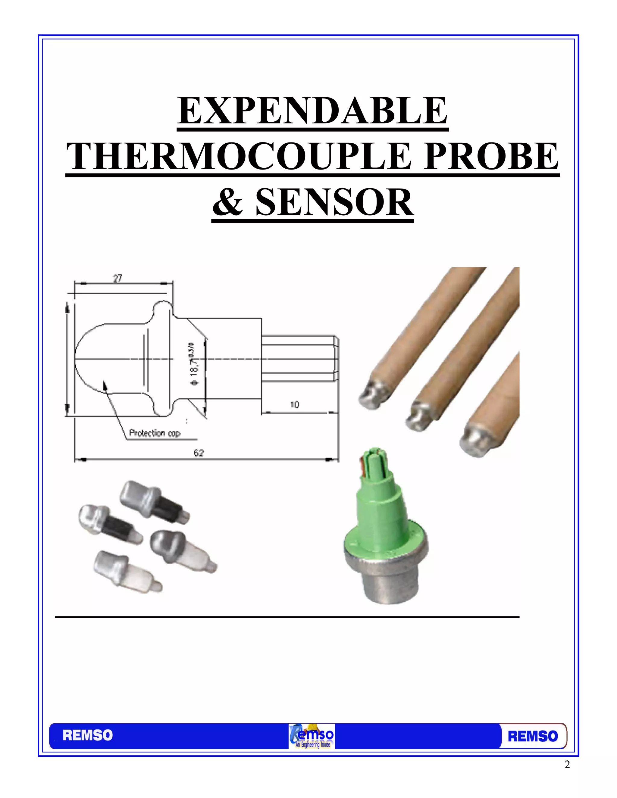 Expendable thermocouple probe & sensor | PDF