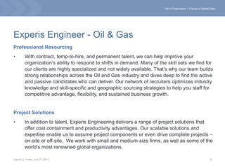 Exp Engineering Oil Gas | PPT
