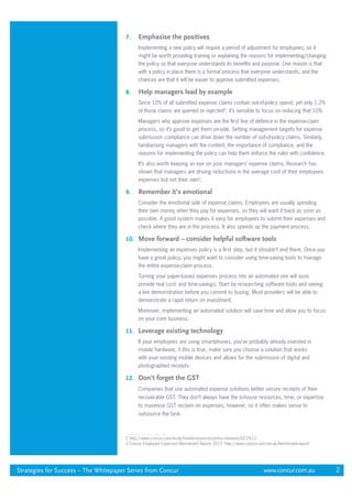 A Sample Expenses Policy Template | PDF | Financial Planning | Personal ...