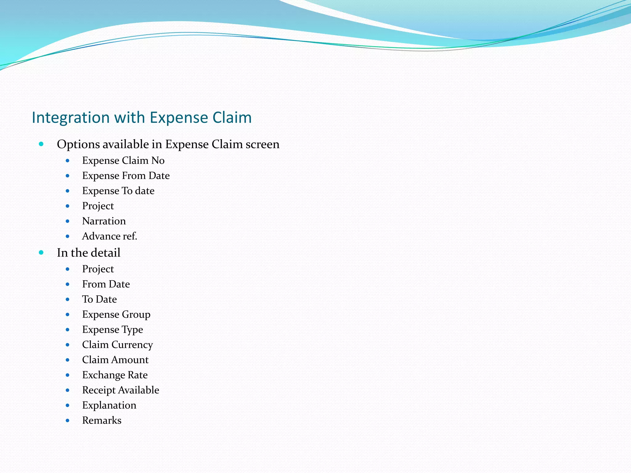 Expense Claim Reimbursement | PPTX