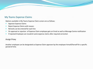 Expense Claim Reimbursement | PPTX