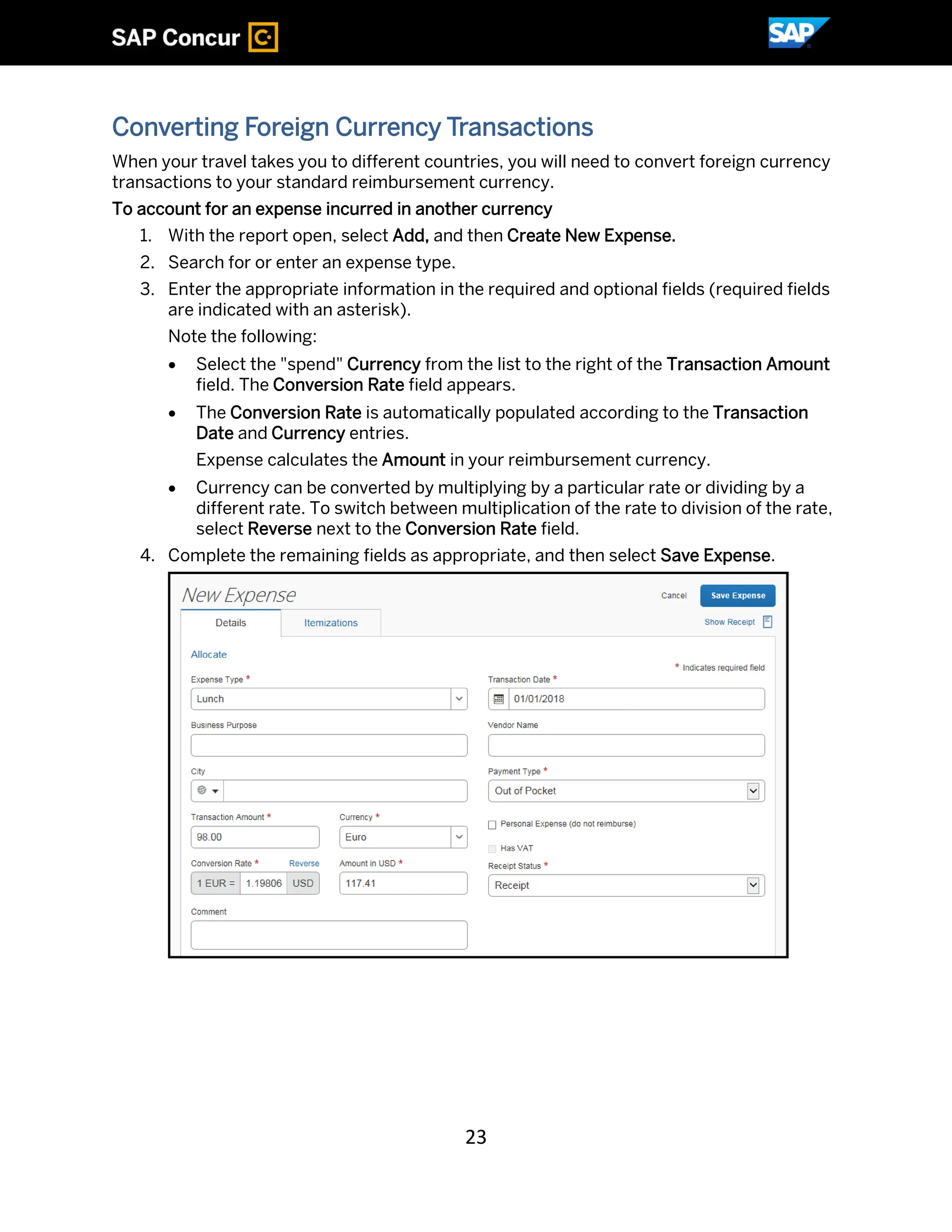 SAP - Concur - Expenses Guiden creation - maintenance.pdf
