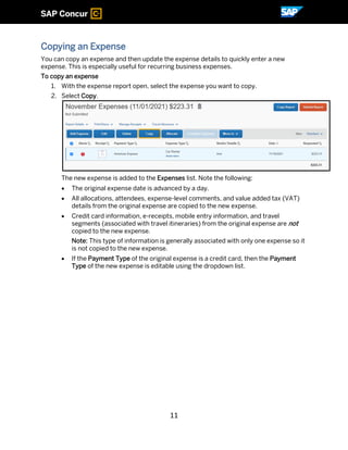 SAP - Concur - Expenses Guiden creation - maintenance.pdf