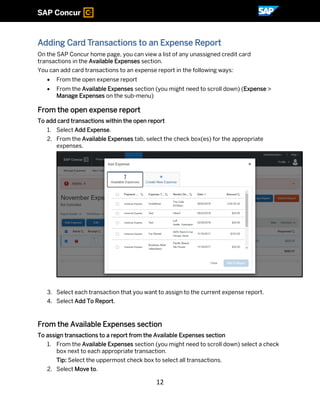 SAP - Concur - Expenses Guiden creation - maintenance.pdf