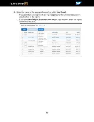 SAP - Concur - Expenses Guiden creation - maintenance.pdf