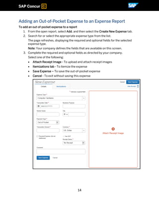 SAP - Concur - Expenses Guiden creation - maintenance.pdf