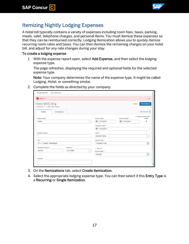 SAP - Concur - Expenses Guiden creation - maintenance.pdf