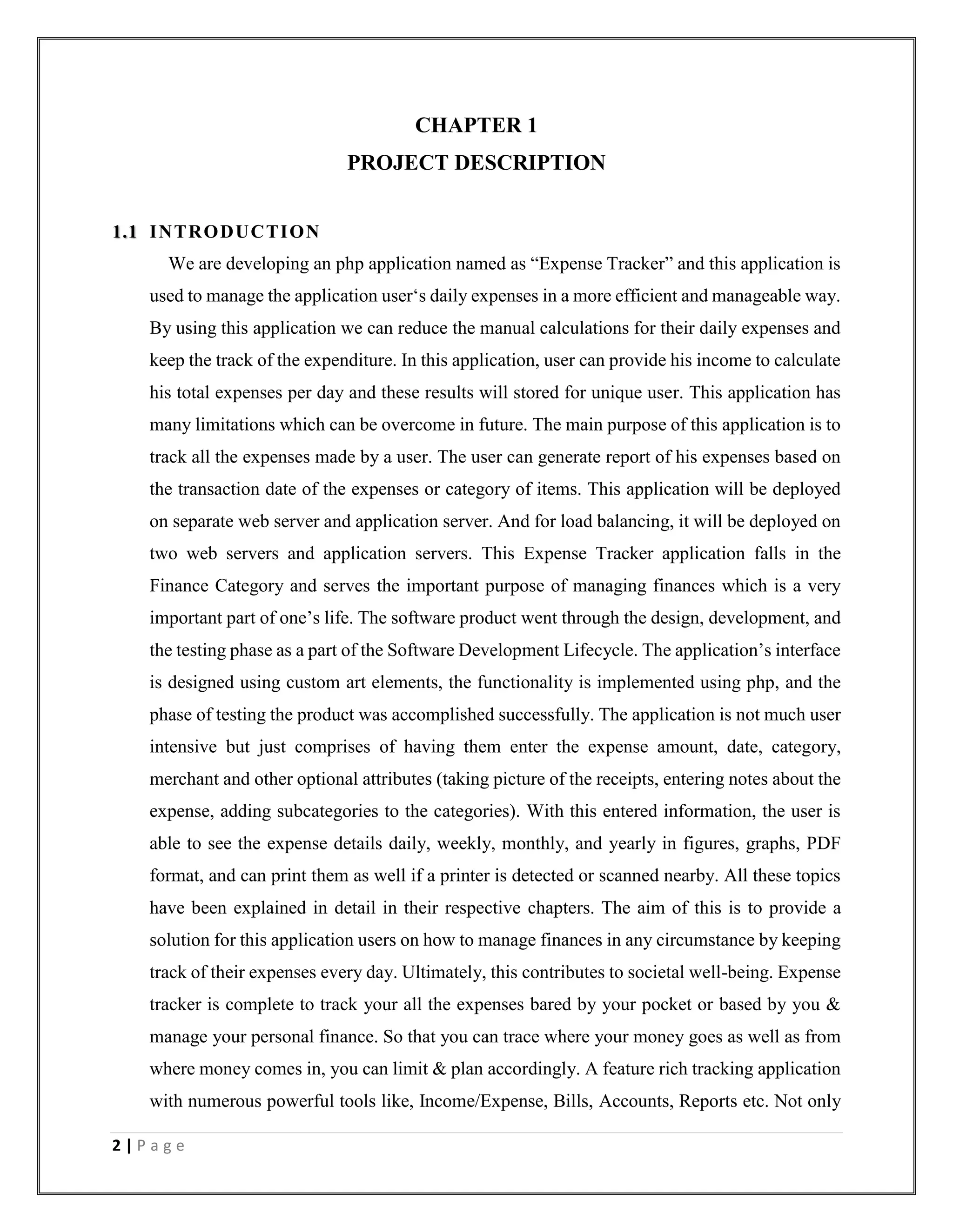 Expense tracker management system project report.pdf