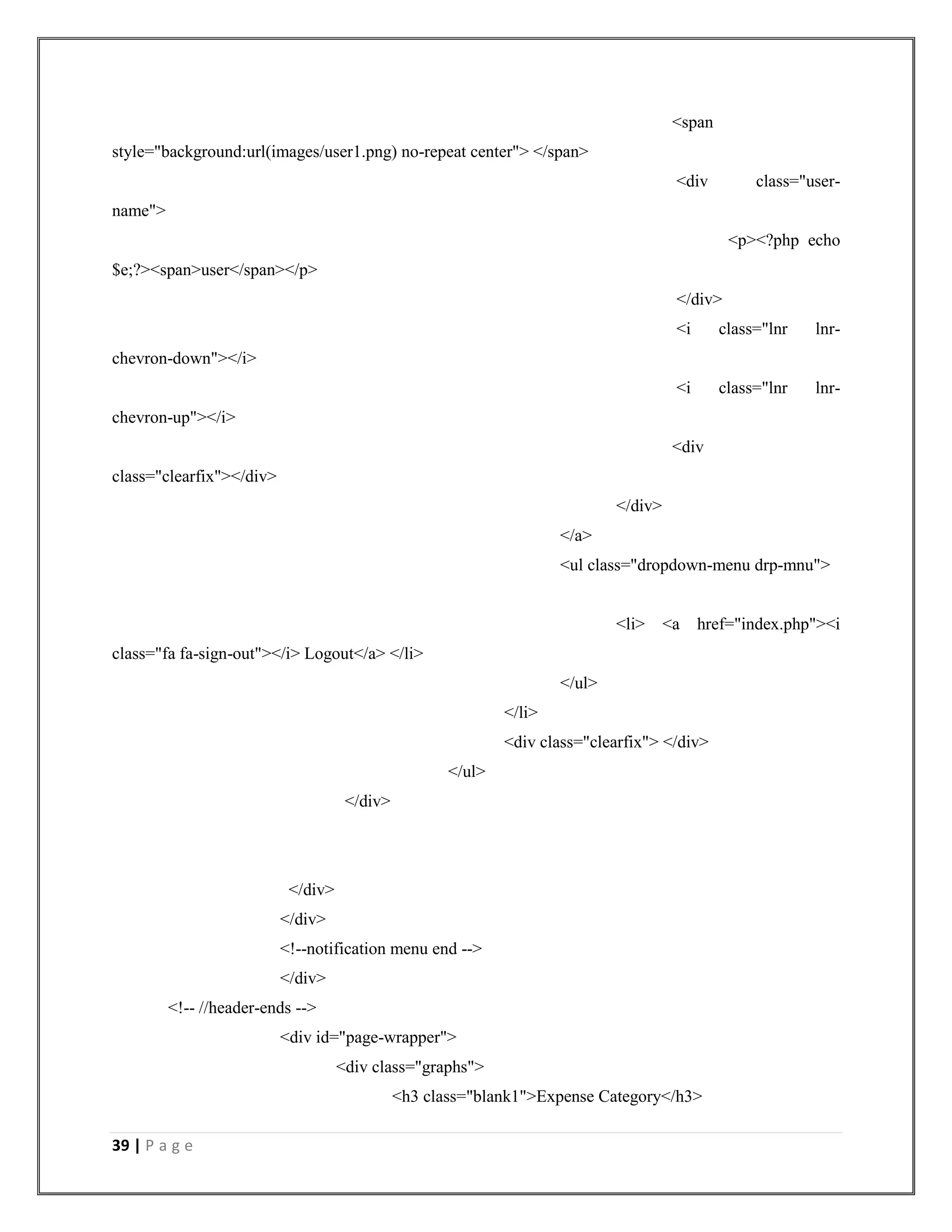 Expense tracker management system project report.pdf