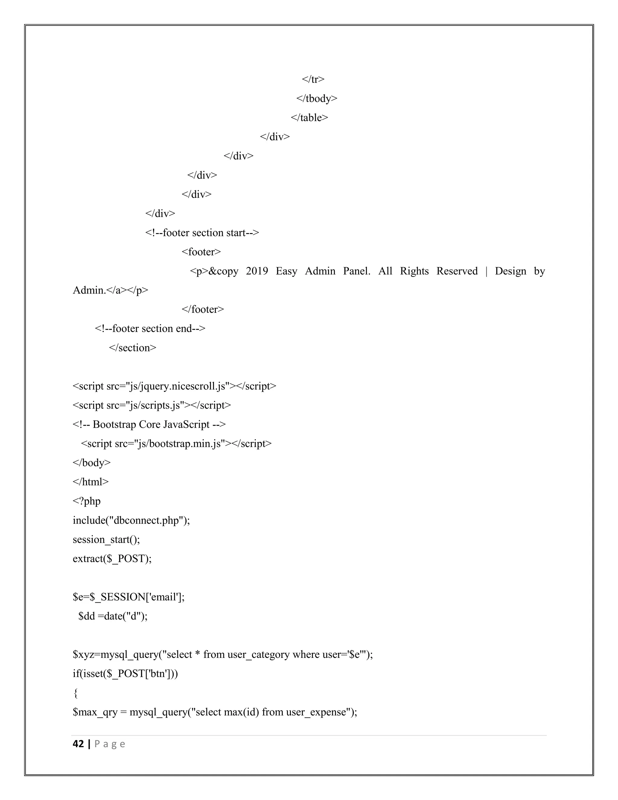 Expense tracker management system project report.pdf | Computing ...
