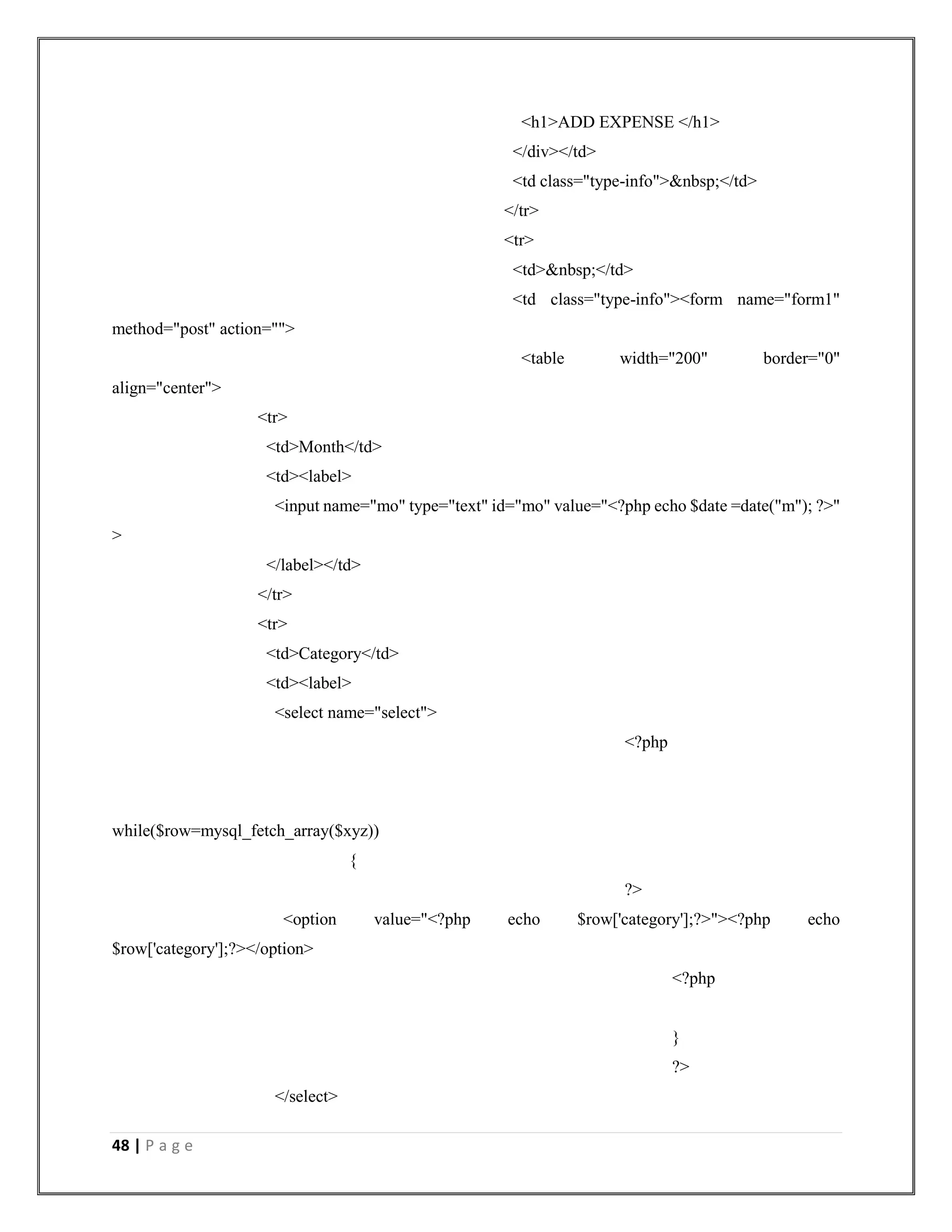 Expense tracker management system project report.pdf