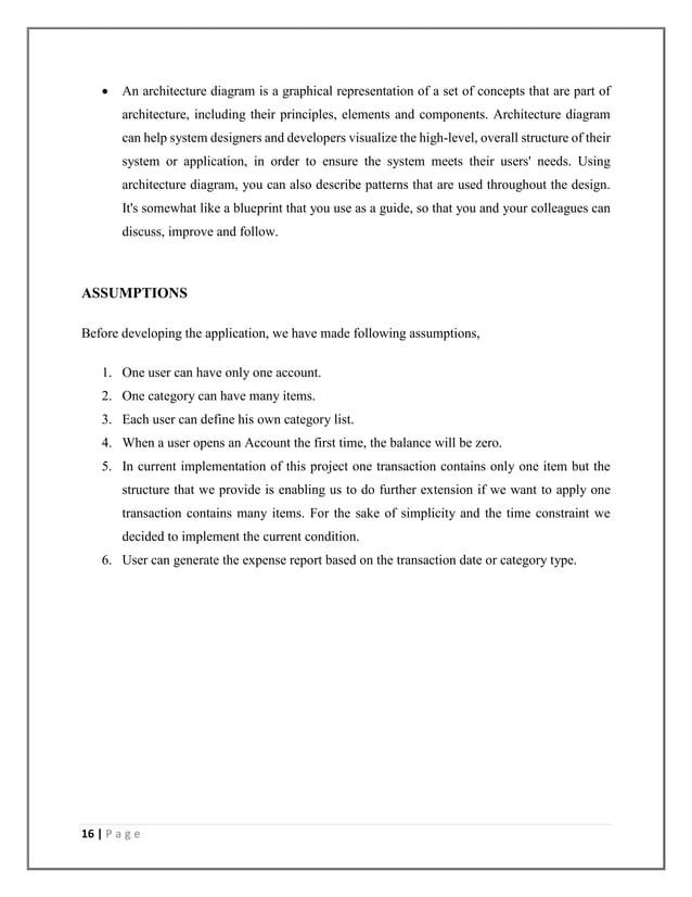 Expense tracker management system project report.pdf | Computing | Technology & Computing