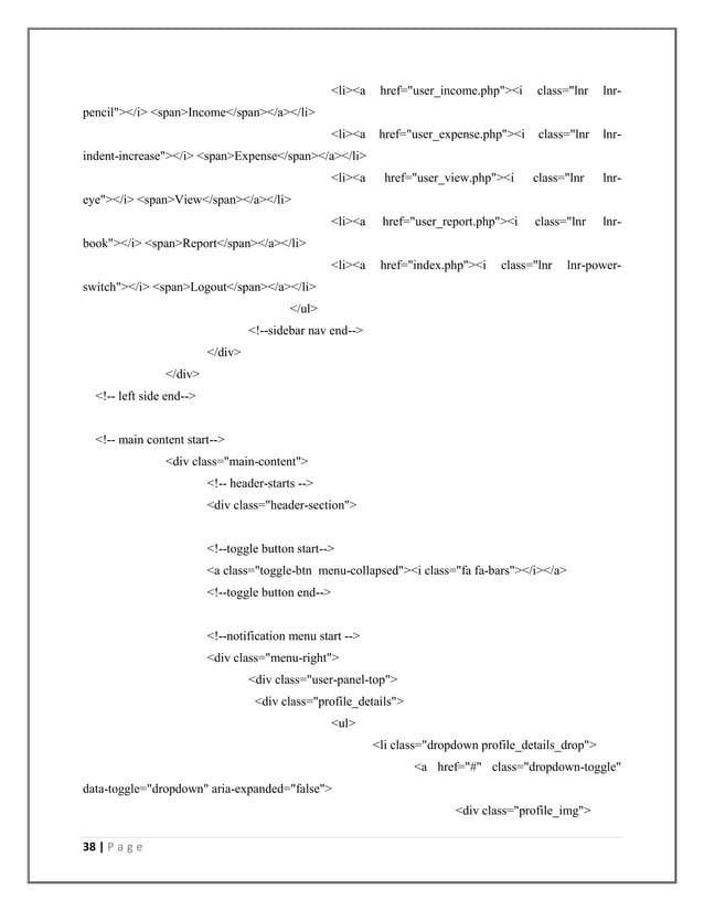 Expense tracker management system project report.pdf | Computing ...