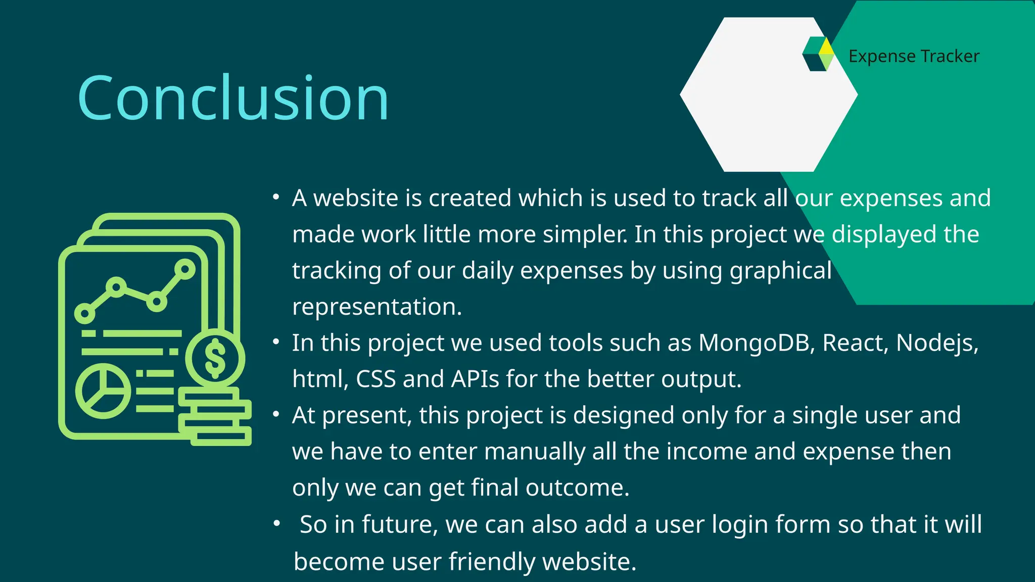 Expense Tracker power point presentation | PPTX
