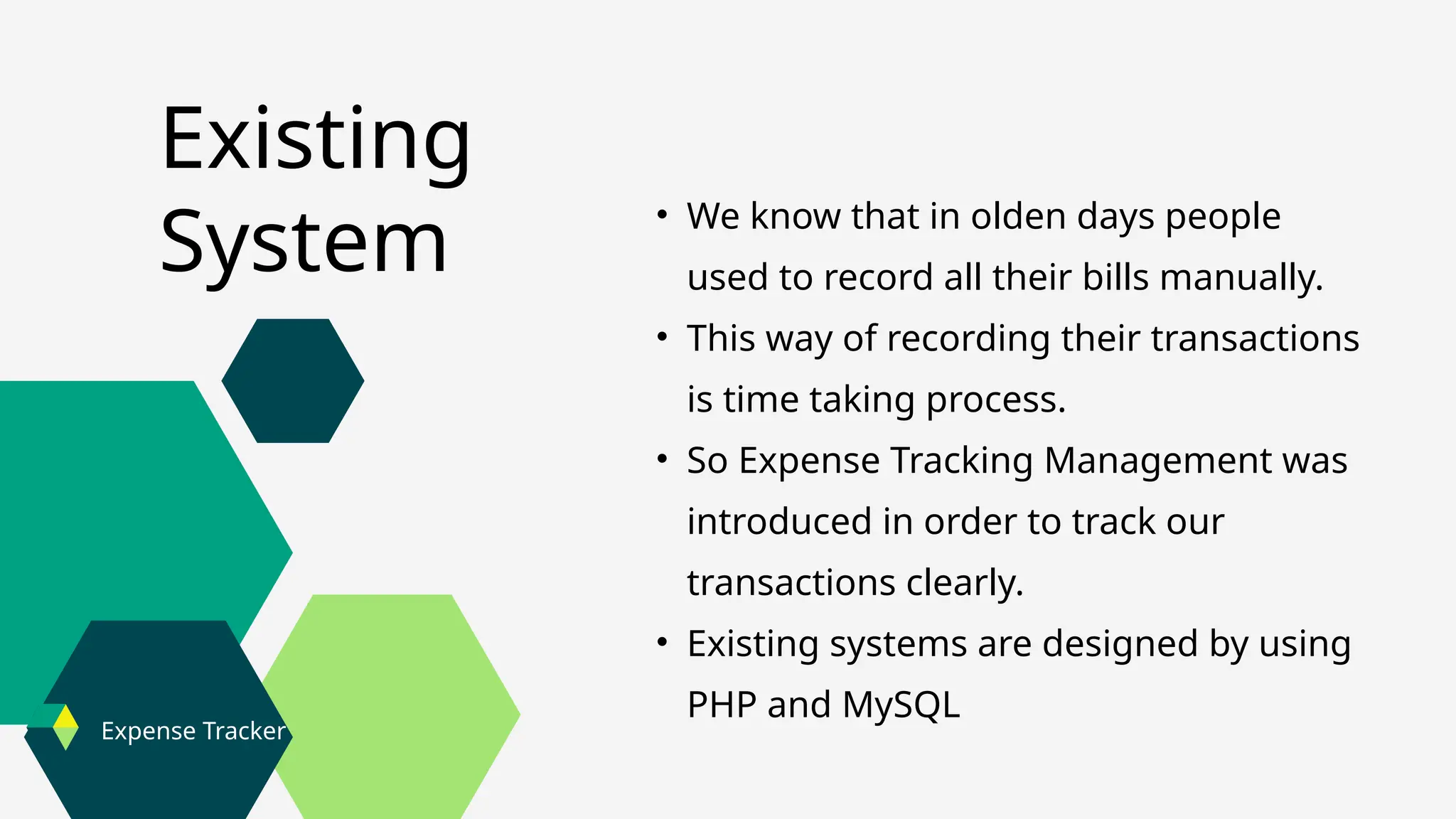 Expense Tracker power point presentation | PPTX