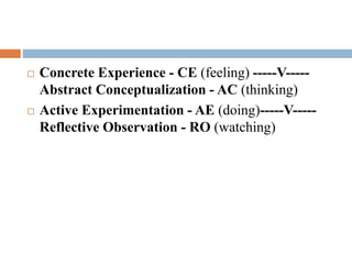 EXPERIENTIAL LEARNING | PPTX