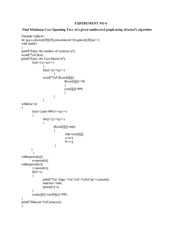 Experement no 6 | DOCX