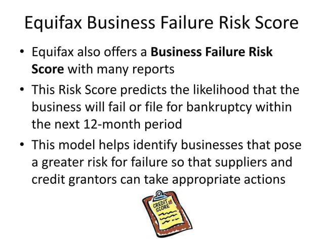 Experian and Equifax Business Credit Scoring | PPTX | Business ...