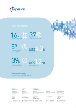 Experian corporate brochure | PDF | Free Download