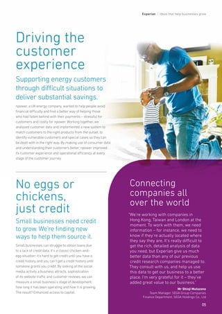 Experian corporate brochure | PDF | Free Download