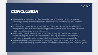 Experian Credit Report Key Information You Need to Know | PDF