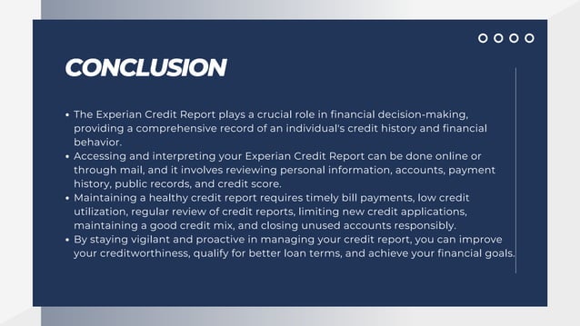 Experian Credit Report Key Information You Need to Know | PPT