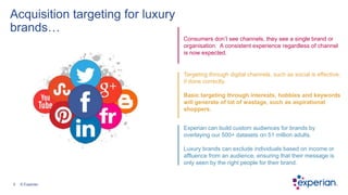 Experian Marketing Services - Luxury Targeting | PPT