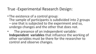 Experiemntal REsearch Design.pptx