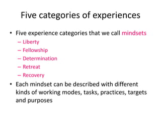 Experience driven design of ambiences for future pop up | PPT