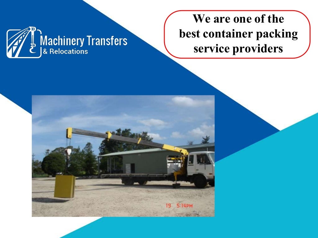 Experience a hassle free container packing service with us
