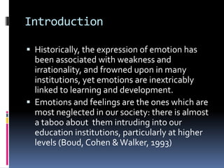 Experience and emotions | PPTX