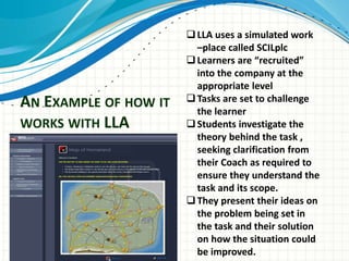 Experience based learning with LLA | PPTX