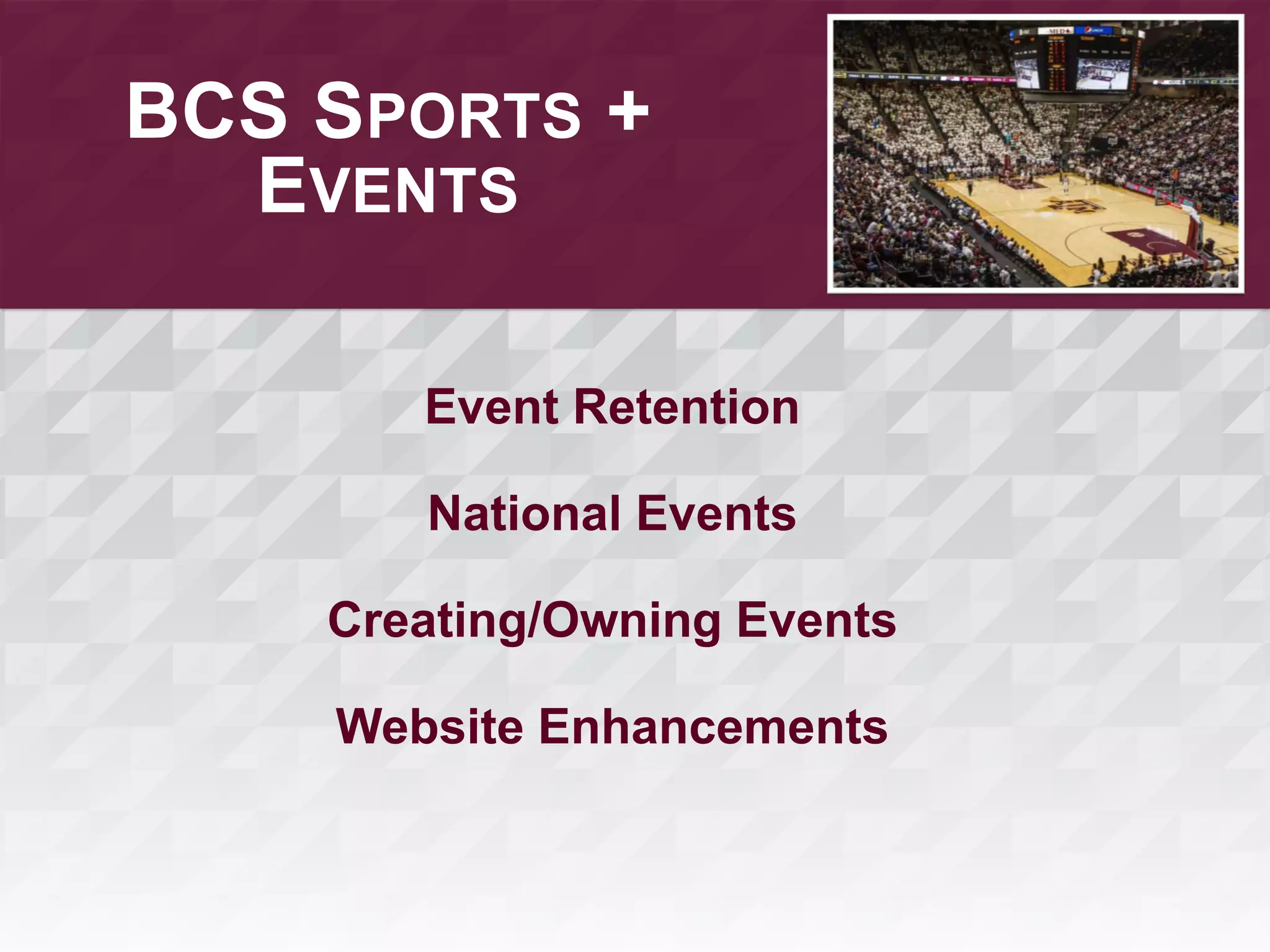 Experience BCS Update | PPT
