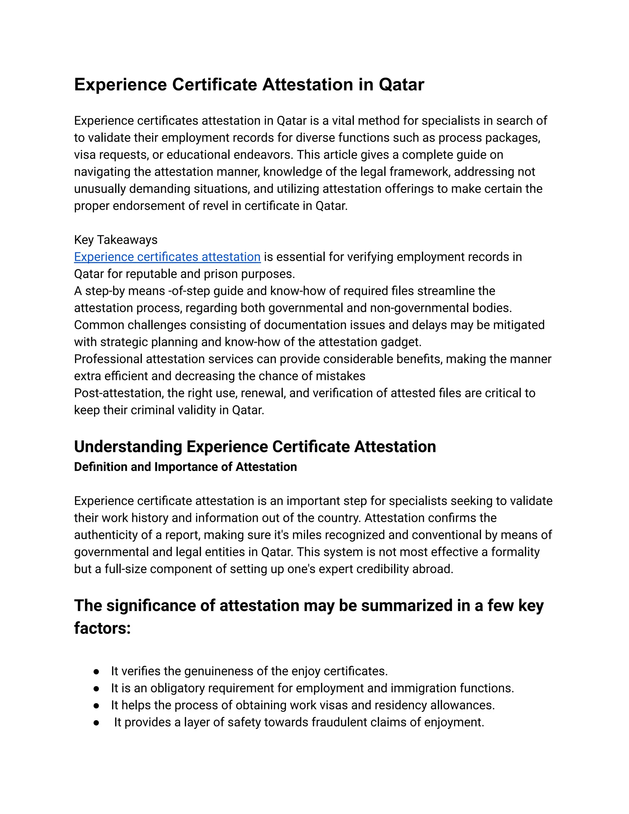Experience Certificate Attestation in Qatar.pdf