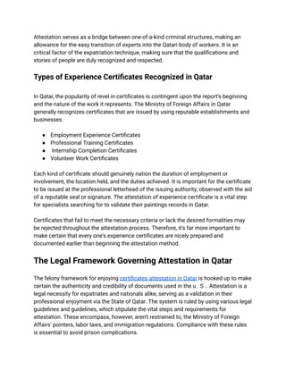 Experience Certificate Attestation in Qatar.pdf