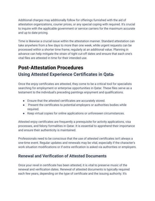 Experience Certificate Attestation in Qatar.pdf