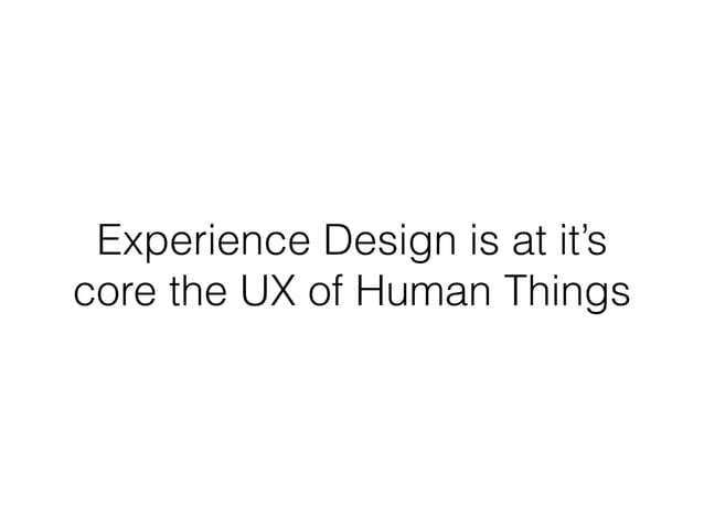 The Experience Design Framework A Design Thinking Guide For Product Success And Design